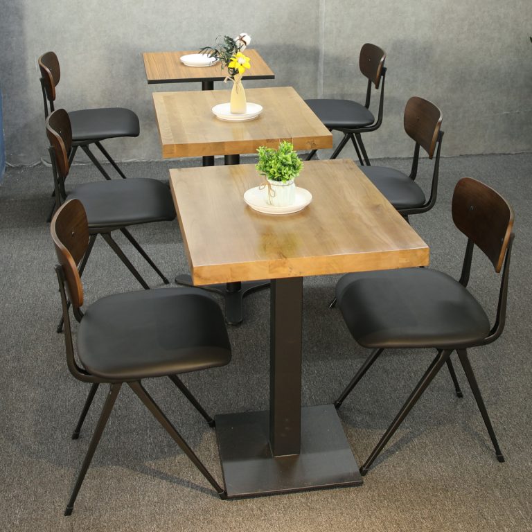 Georg Luger vintage schoolstoelen bruin / zwart - Super-Seat