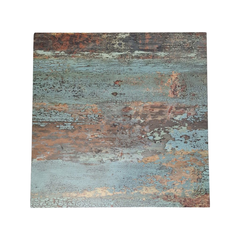 HPL horeca ( terras ) tafelbladen roest en koper 70x70cm - Super-Seat